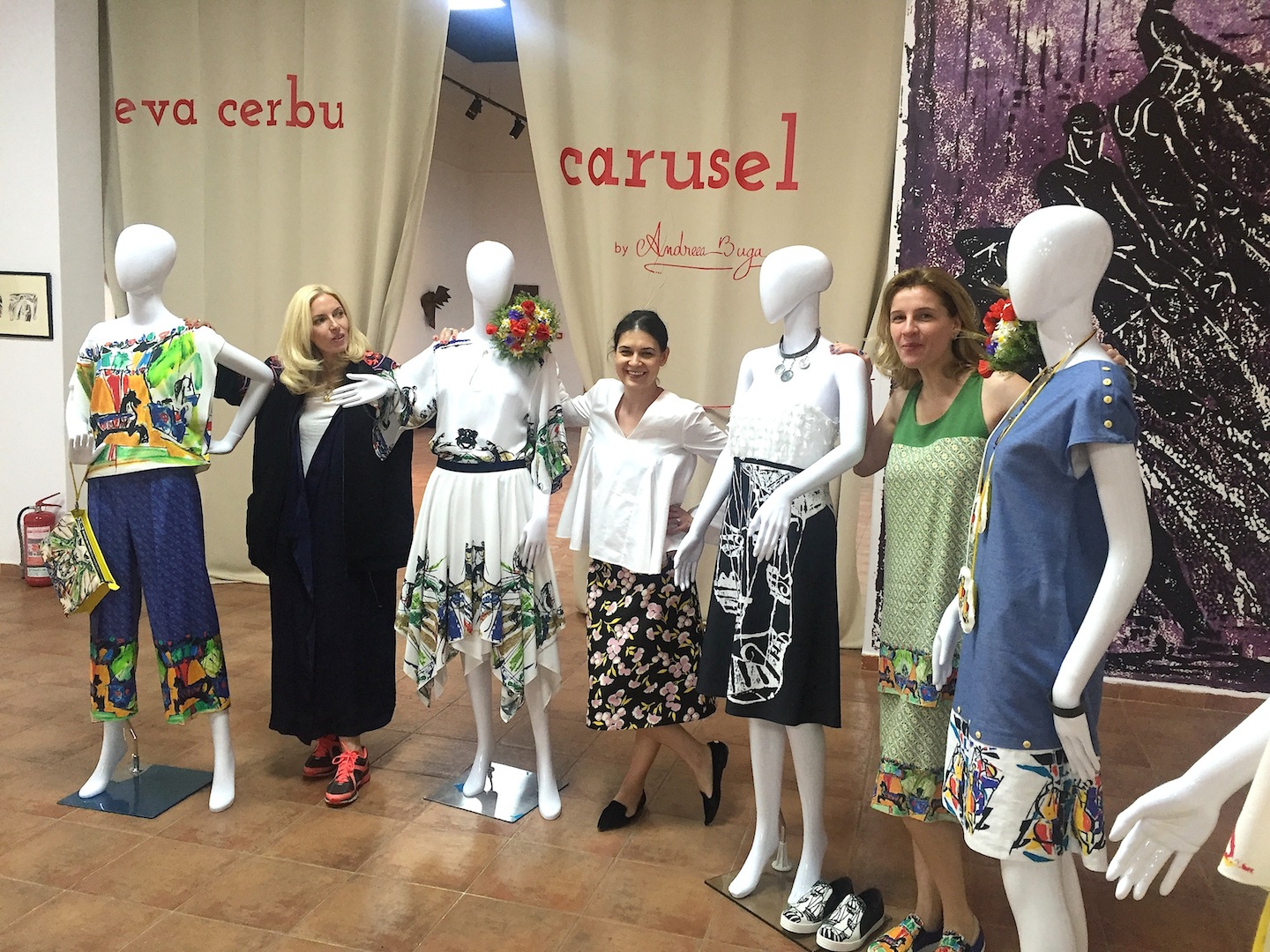 Eva Cerbu. The exhibition - Placerile lui Noe